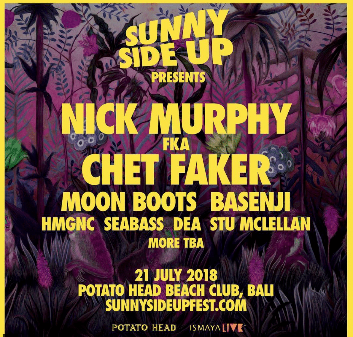 Sunny Side Up Festival 2018 Hadir Dua Hari dalam Bulan yang Berbeda ...